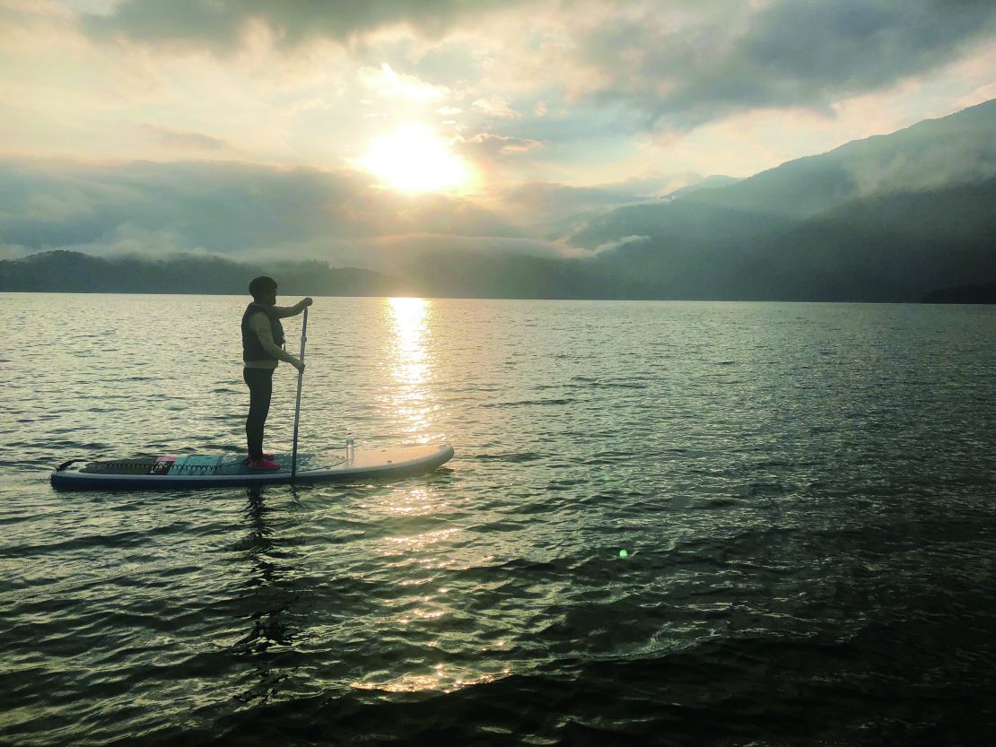 Paddleboarding on Sun Moon Lake - TaiwanFun